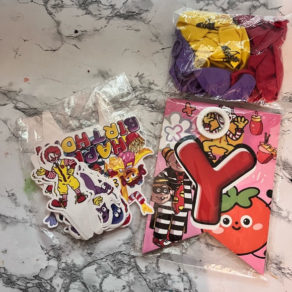Accessories | Mcdonalds Themed Party Decorations | Poshmark